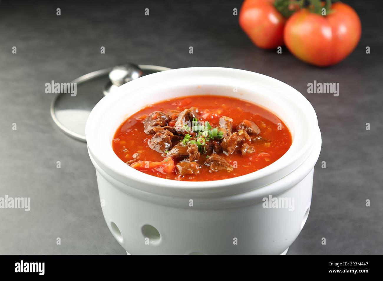Braised Beef Brisket with Tomato Stock Photo - Alamy