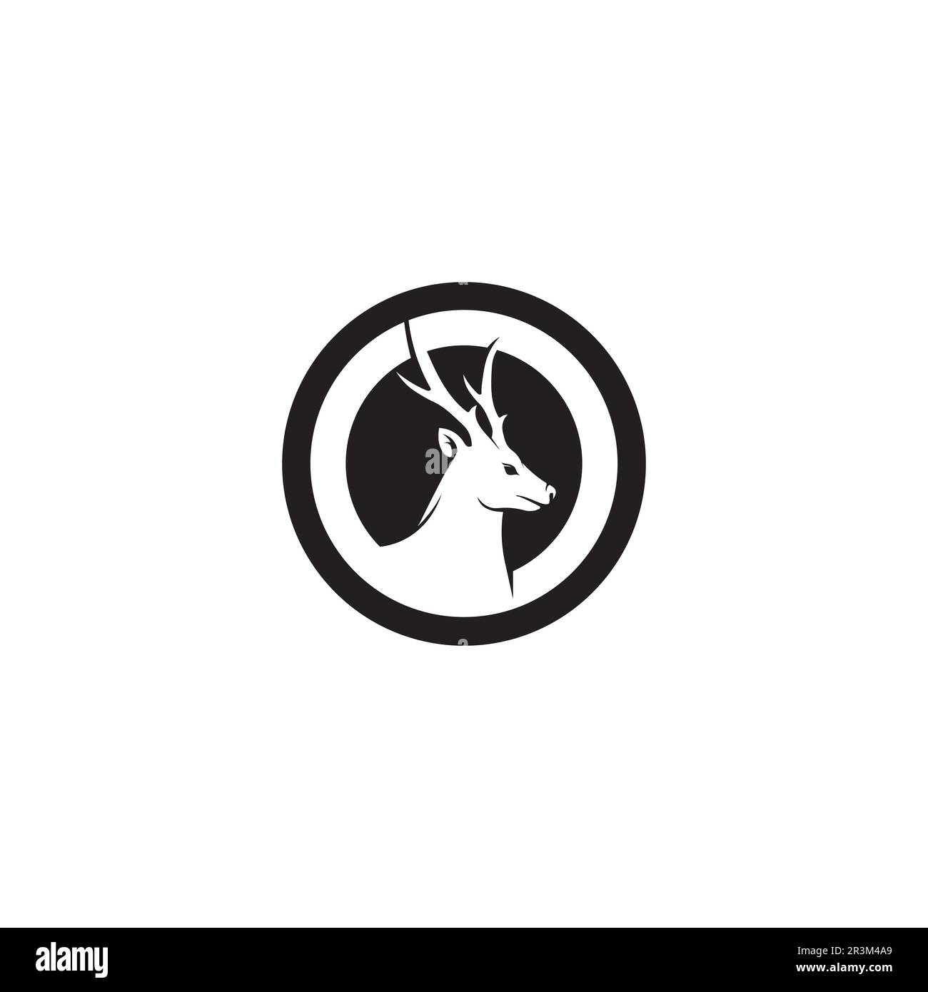 deer logo animal and mammal design and graphic vector Stock Vector ...