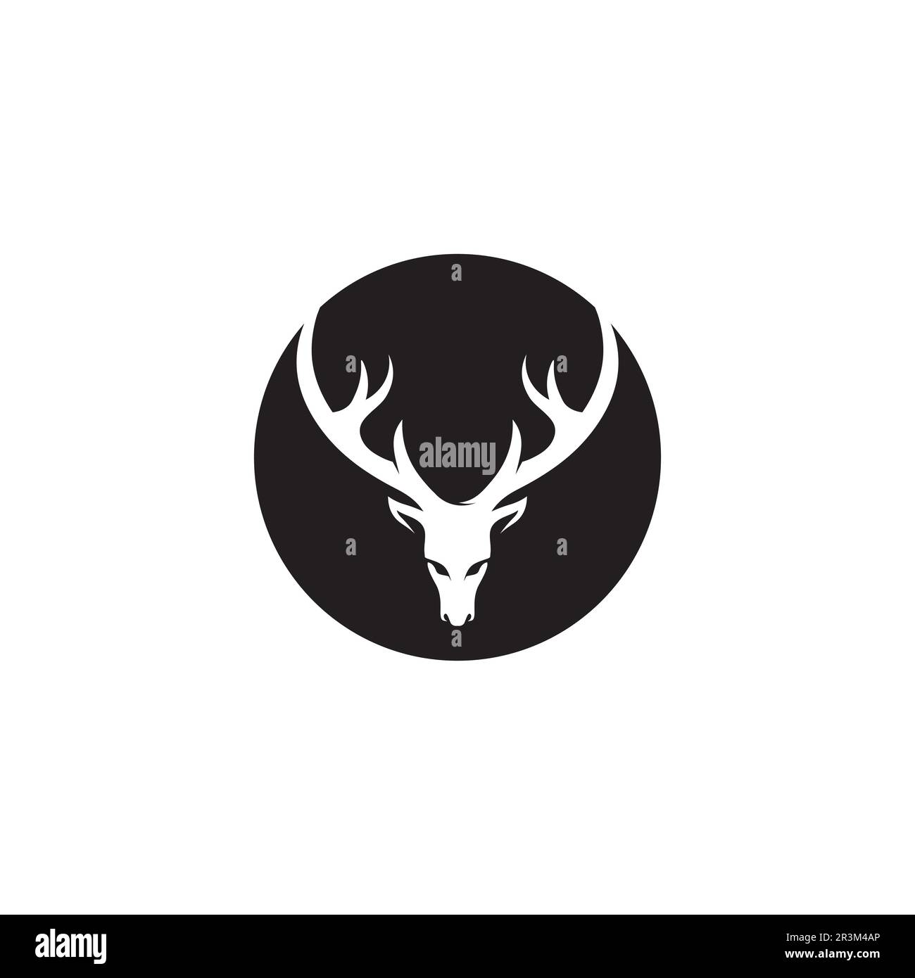 deer logo animal and mammal design and graphic vector Stock Vector ...