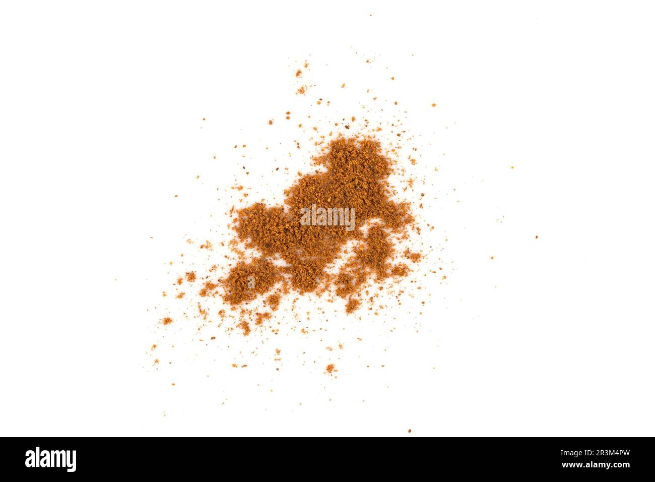 cinnamon powder isolated on a white background Stock Photo - Alamy