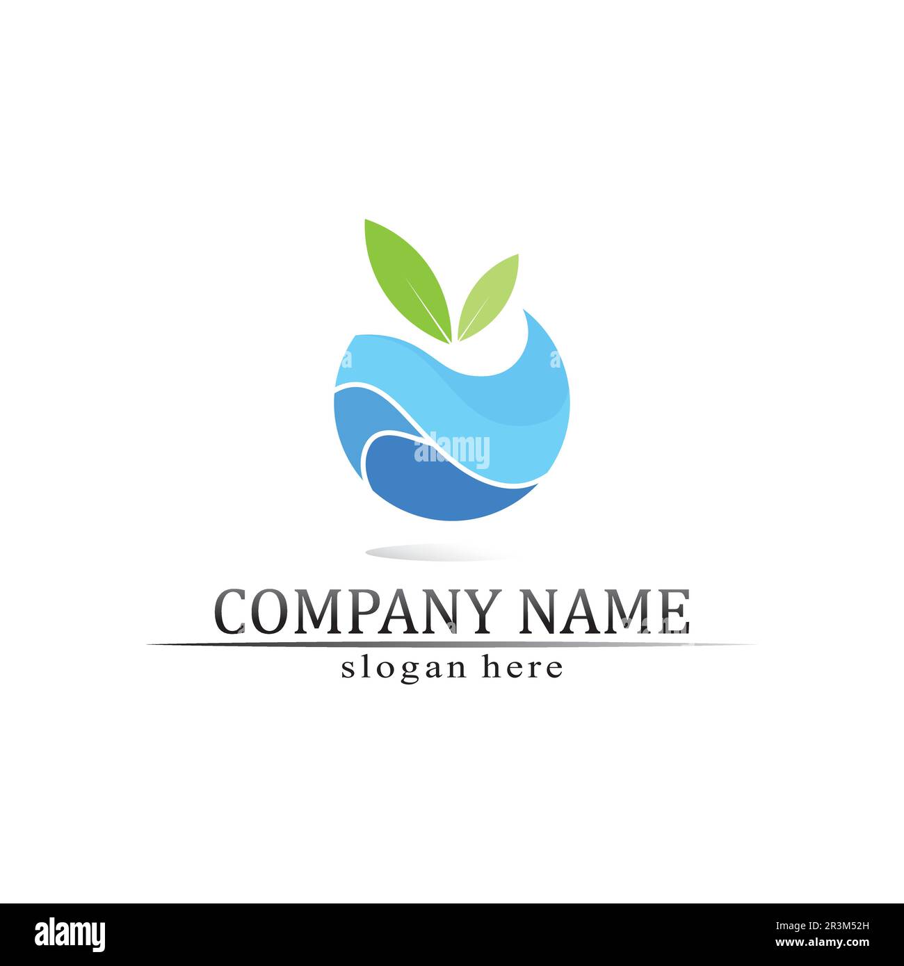 Blue logo hi-res stock photography and images - Alamy