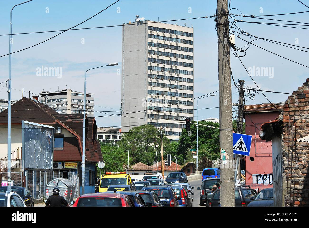 Suburbs of Belgrade city in Serbia Stock Photo - Alamy