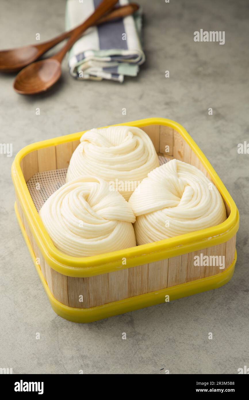Steamed Roll, Steamed Twisted Roll Stock Photo - Alamy
