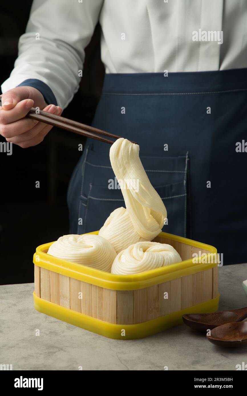 Steamed Roll, Steamed Twisted Roll Stock Photo - Alamy