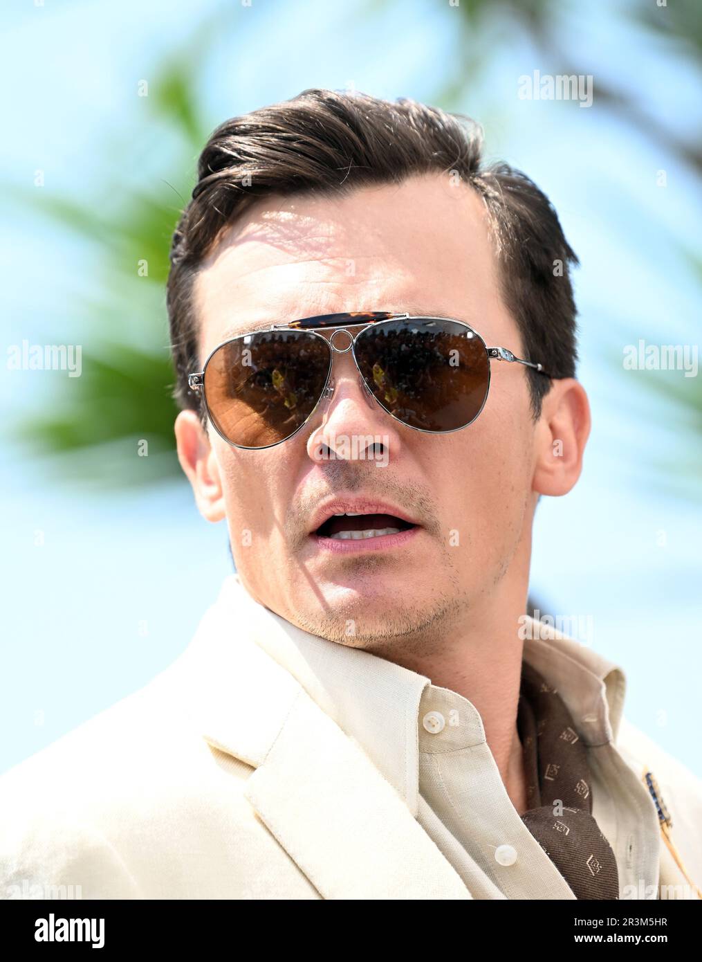 Cannes, France. 24th May, 2023. American actor Rupert Friend attends a ...