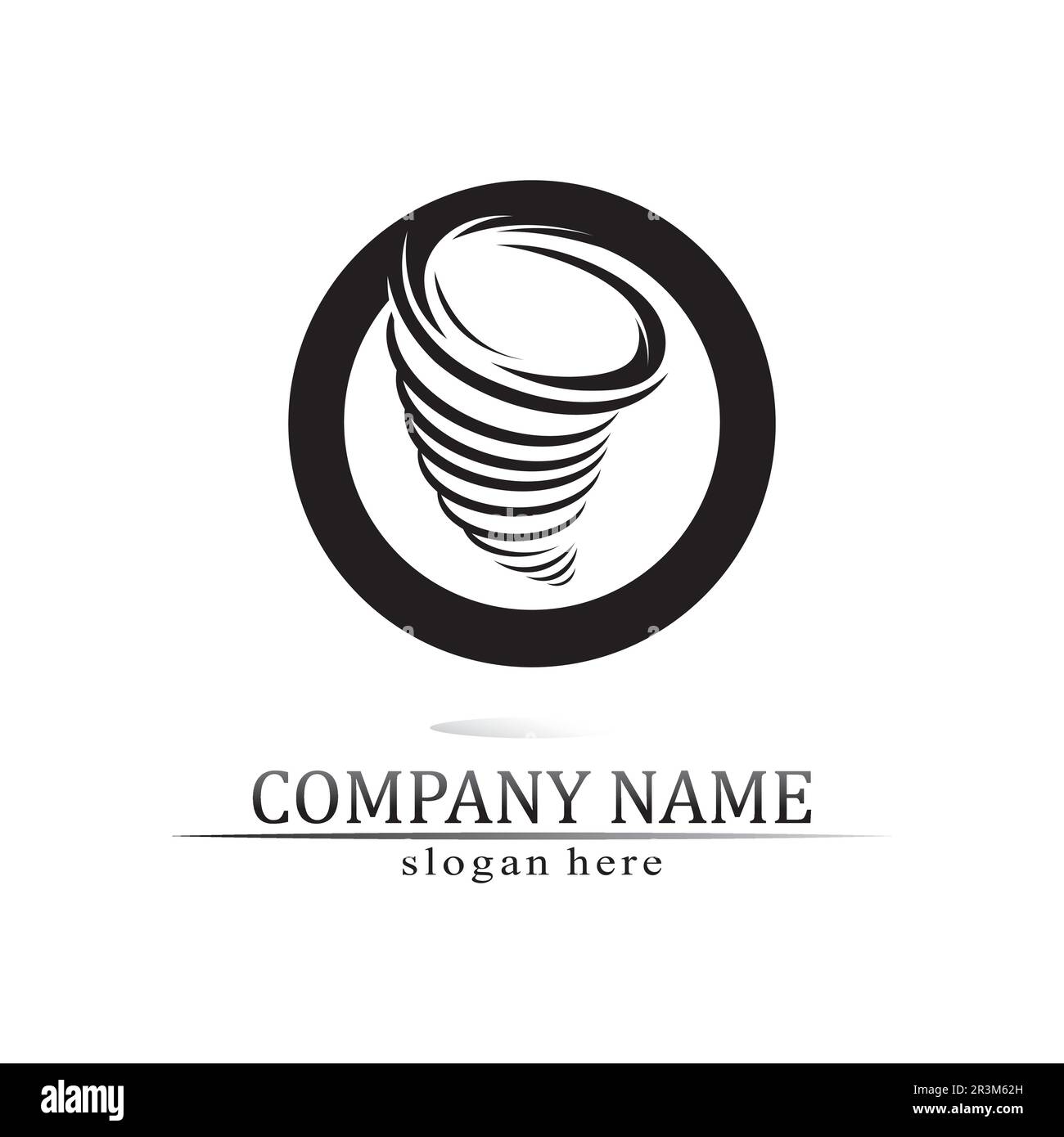 Tornado logo hi-res stock photography and images - Alamy