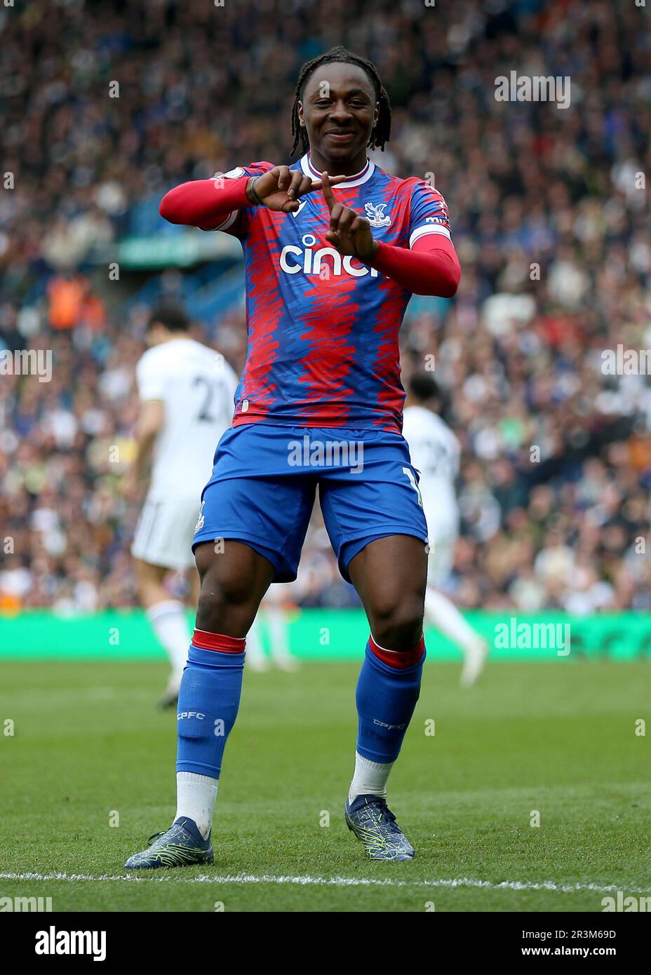 File photo dated 09-04-2023 of Crystal Palace’s Eberechi Eze celebrates ...