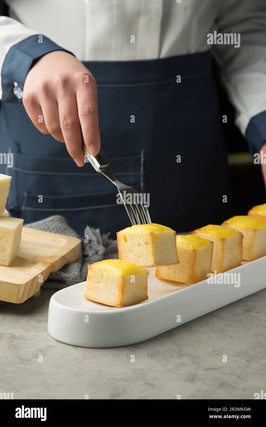 grilled Slice steamed bread ，toast bread Stock Photo - Alamy