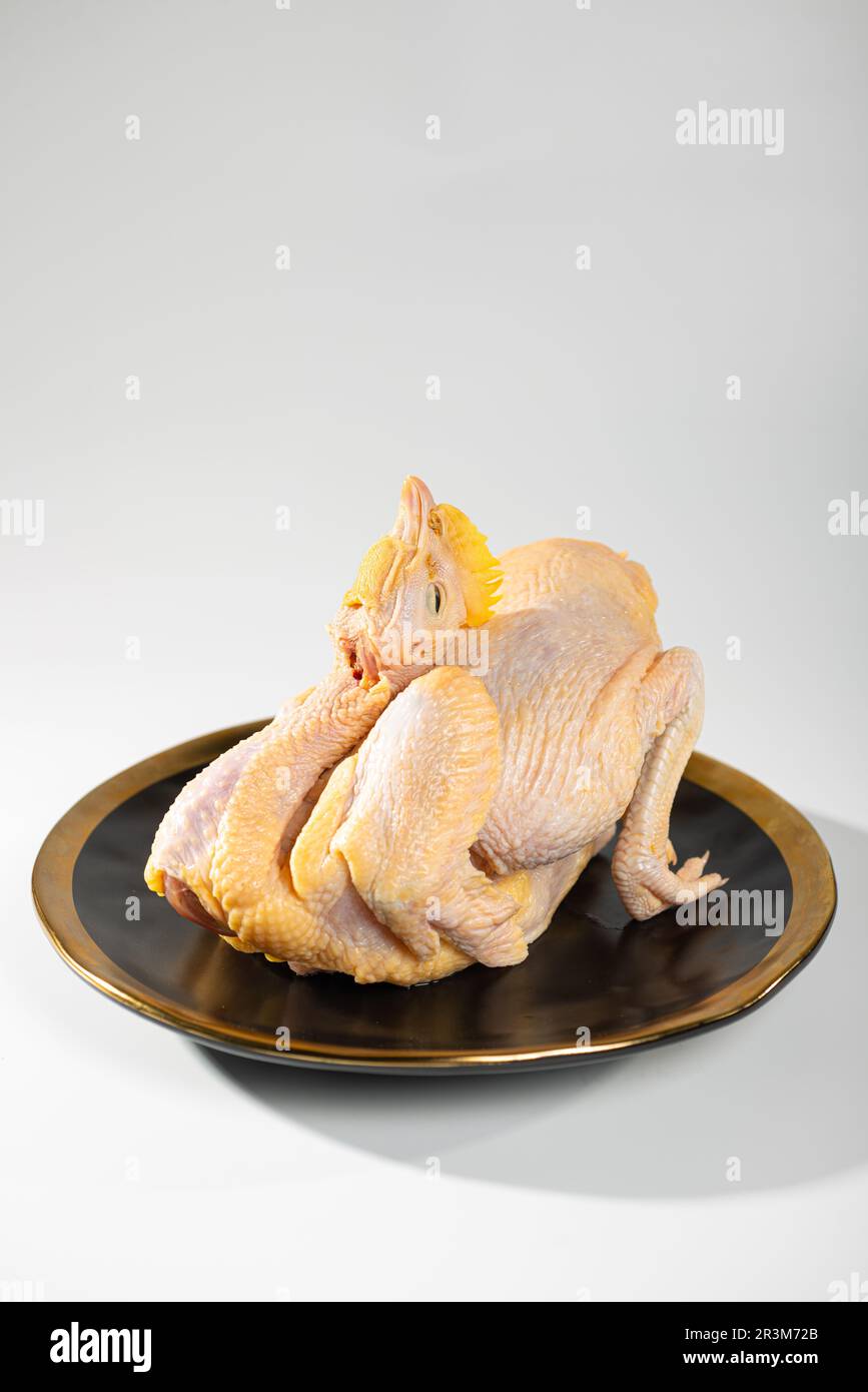 A Fresh Raw Chicken，wenchang chicken， Stock Photo - Alamy