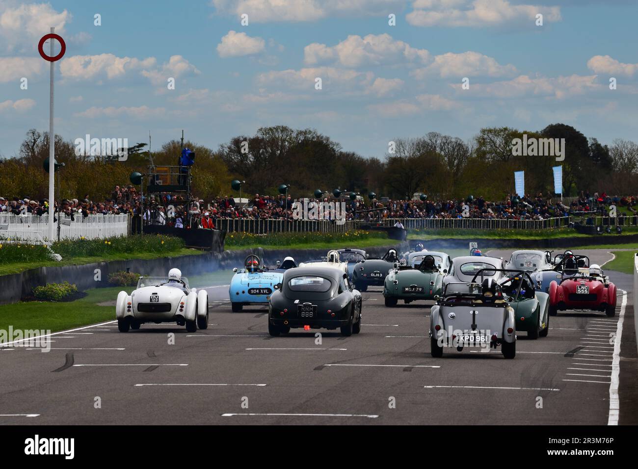 The start, Tony Gaze Trophy, a single driver twenty minute race, for ...