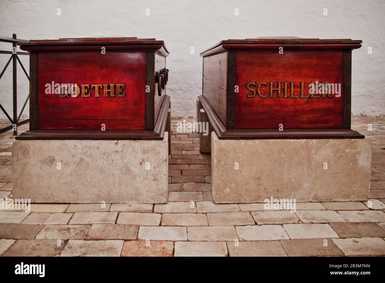 Weimar princely crypt, tomb of Johann Wolfgang von Goethe and Friedrich ...