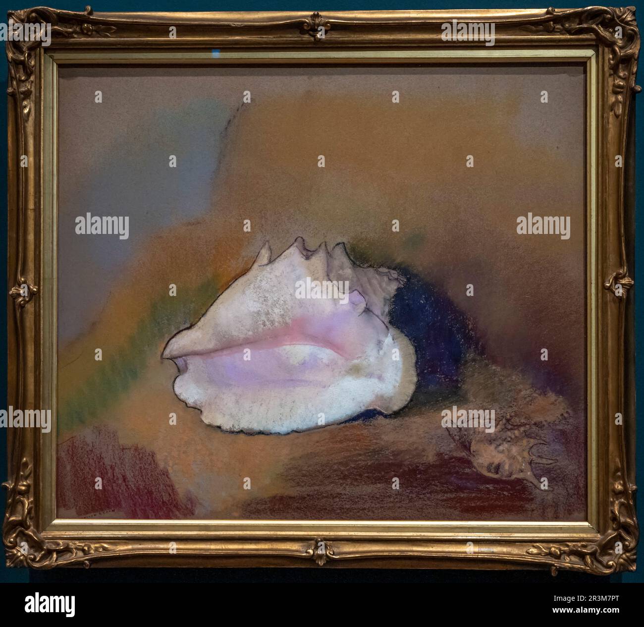 Paris, France - 05 13 2023: Orsay Museum. The Shell painted by Odilon ...