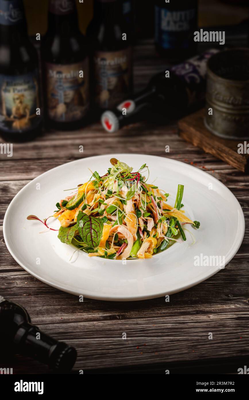 Poached Sliced Chicken with Chili Sauce ，Chinese style shredded Chicken ...