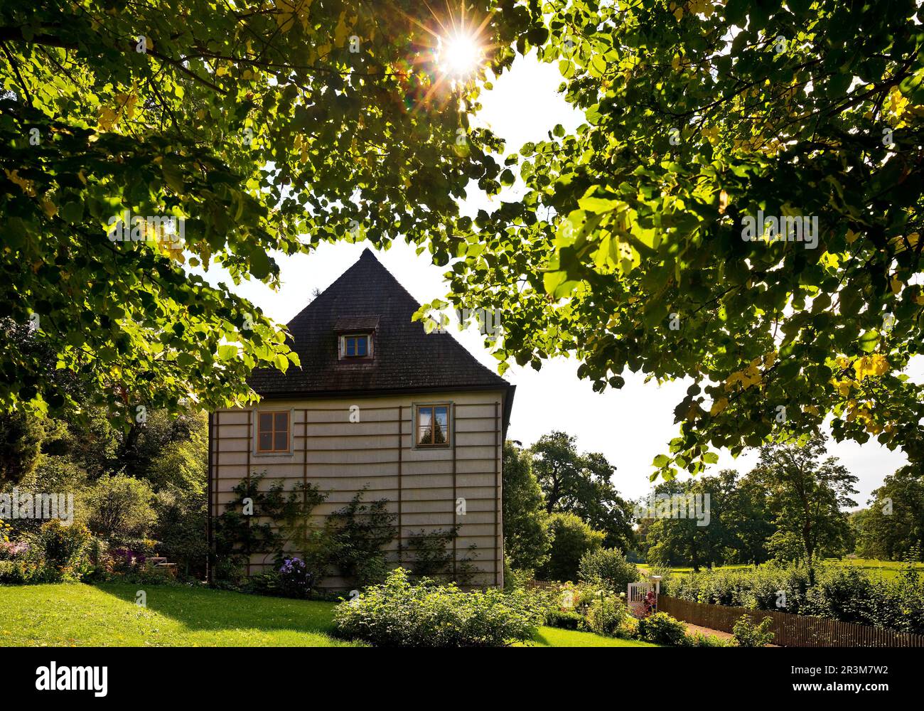 Goethe's Garden House in Park an der Ilm, UNESCO World Heritage Site ...