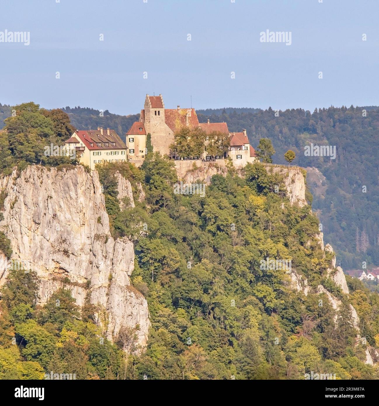 Werenwag Castle, near Beuron Stock Photo - Alamy