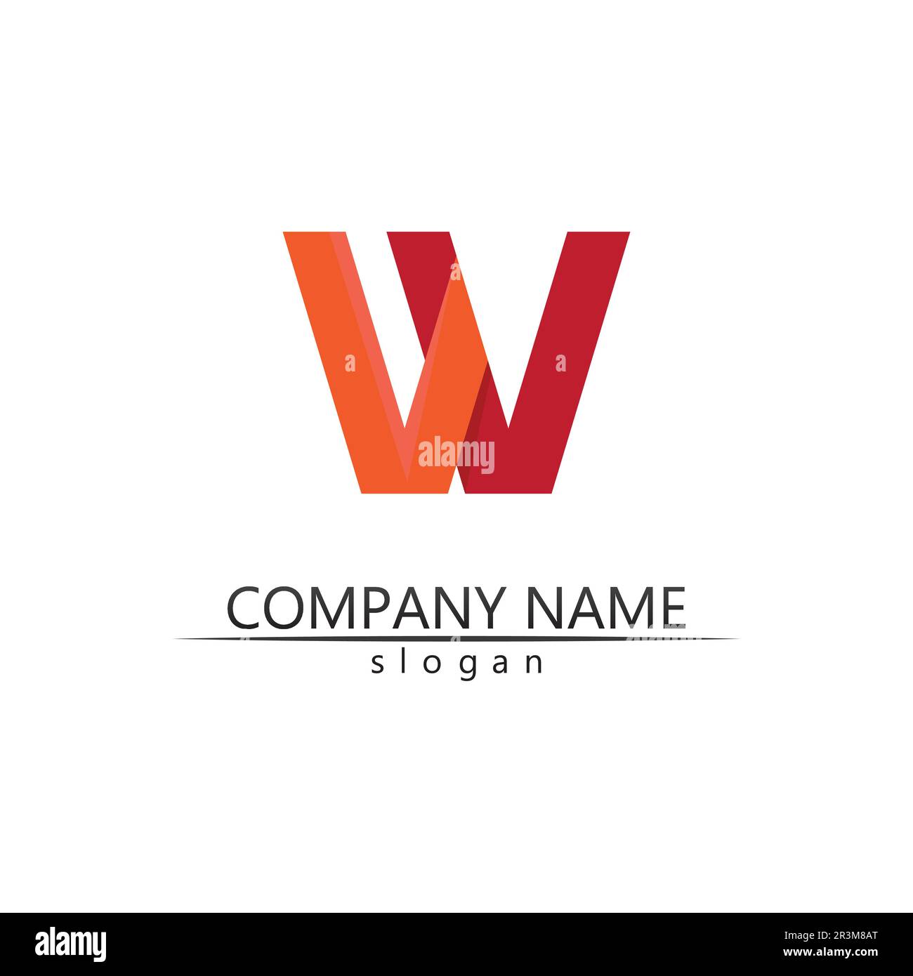 V letter logo hi-res stock photography and images - Alamy