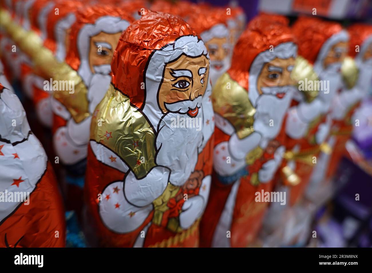 Lindt chocolate icolas in a supermarket - symbol image Stock Photo - Alamy