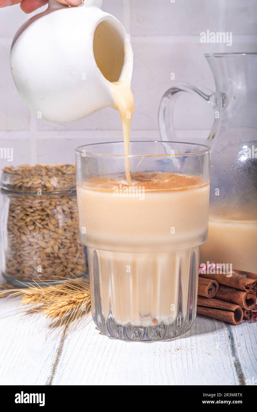 Agua de cebada, spanish, mexican barley orzo fresca, Barley Horchata de ...