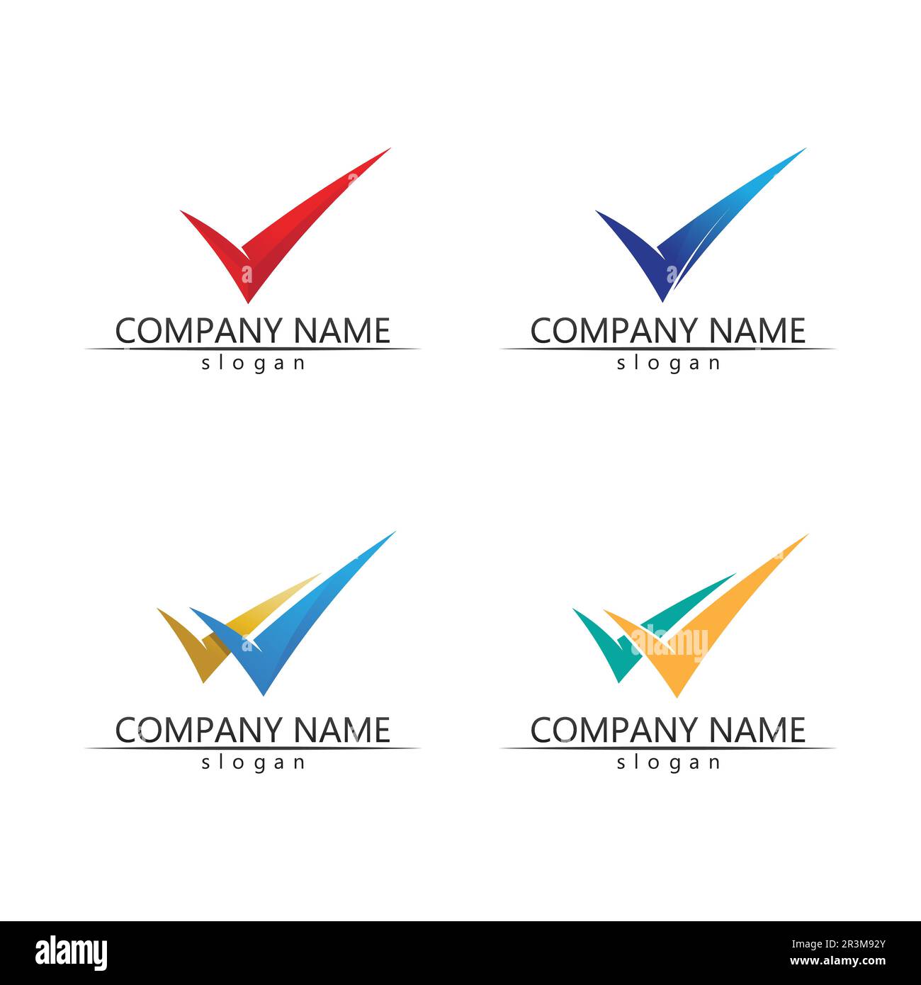 V letter logo hi-res stock photography and images - Alamy