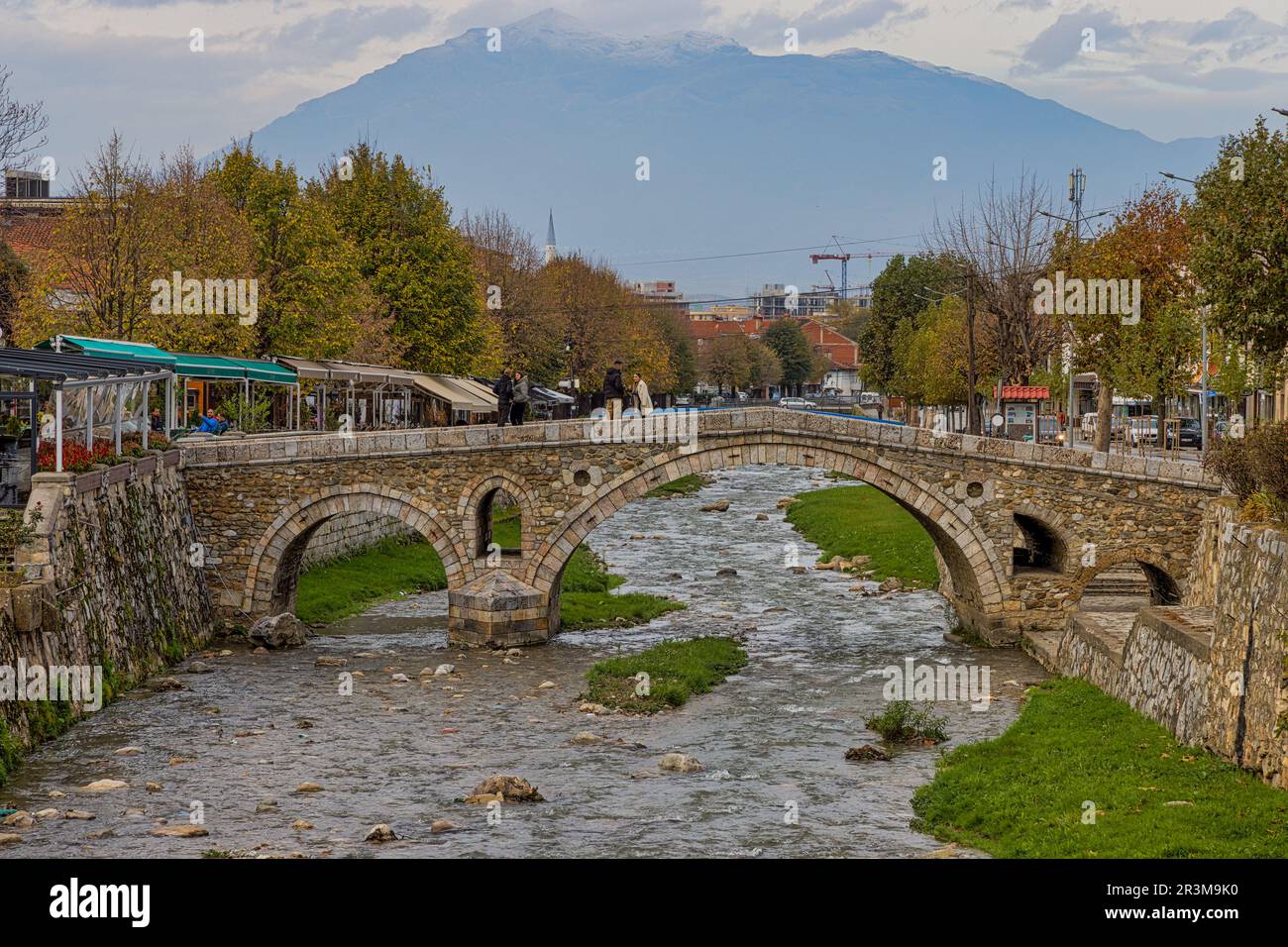 Prizren Old Stone Bridge over river Bistrica in Kosovo Stock Photo - Alamy