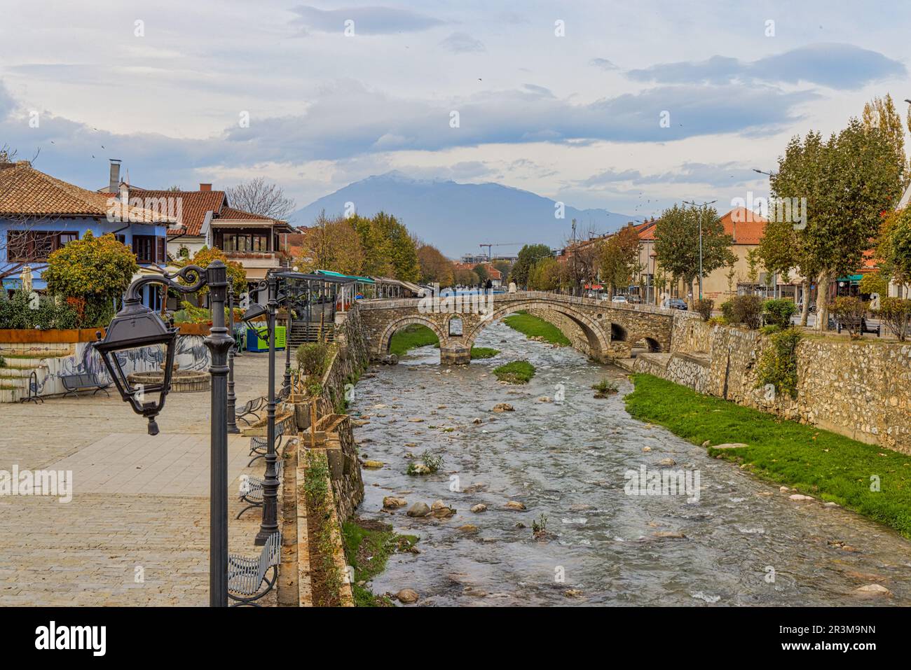 Prizren Old Stone Bridge over river Bistrica in Kosovo Stock Photo - Alamy