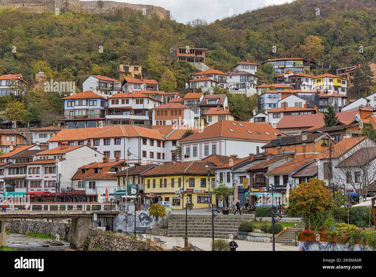 Prizren Old Town houses in Kosovo Stock Photo - Alamy