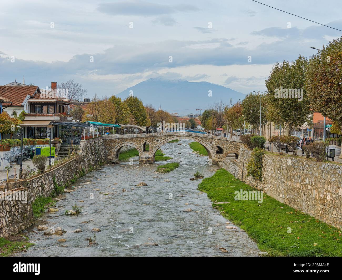 Prizren Old Stone Bridge over river Bistrica in Kosovo Stock Photo - Alamy