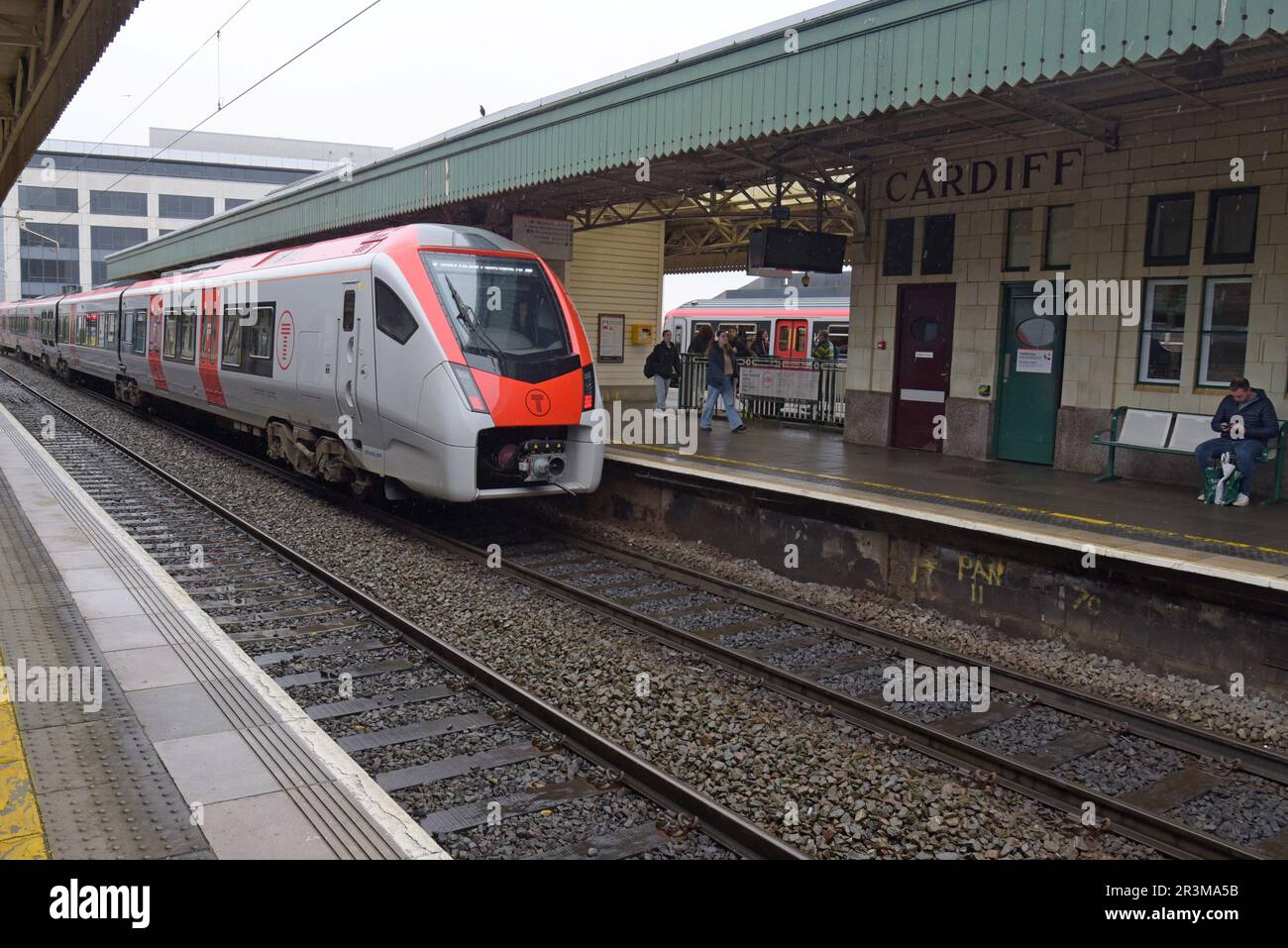 A New Transport For Wales Stadler Flirt Class 756 Tri mode train ...