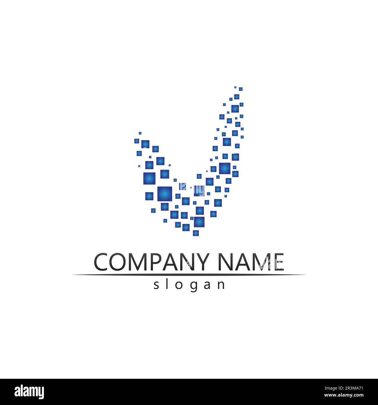 V letter logo hi-res stock photography and images - Alamy