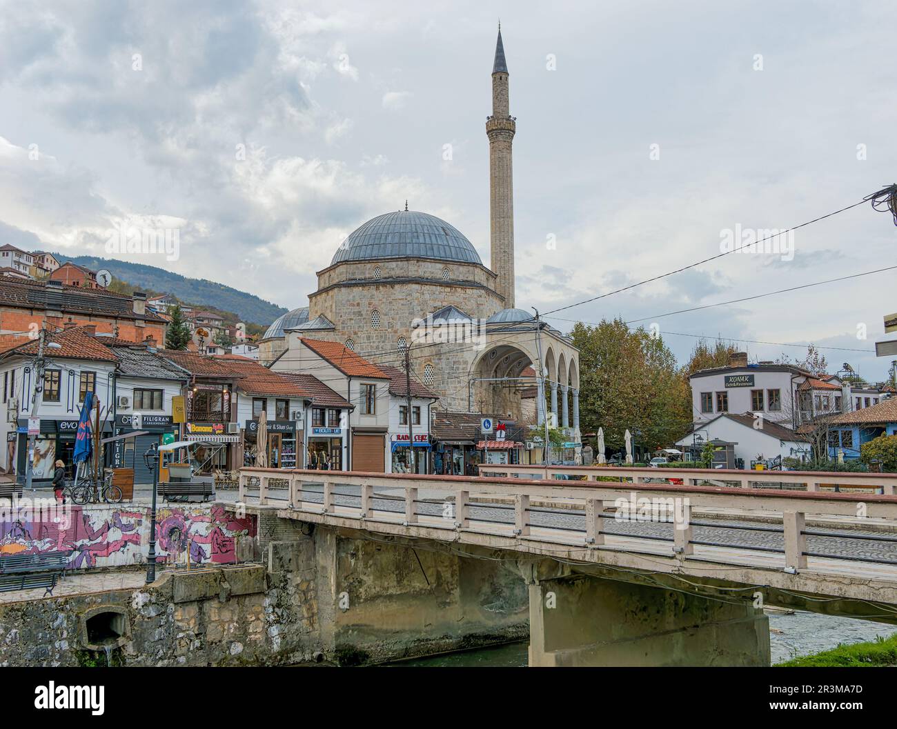 Prizren Ottoman Sinan Pasha mosque in Kosovo Stock Photo - Alamy