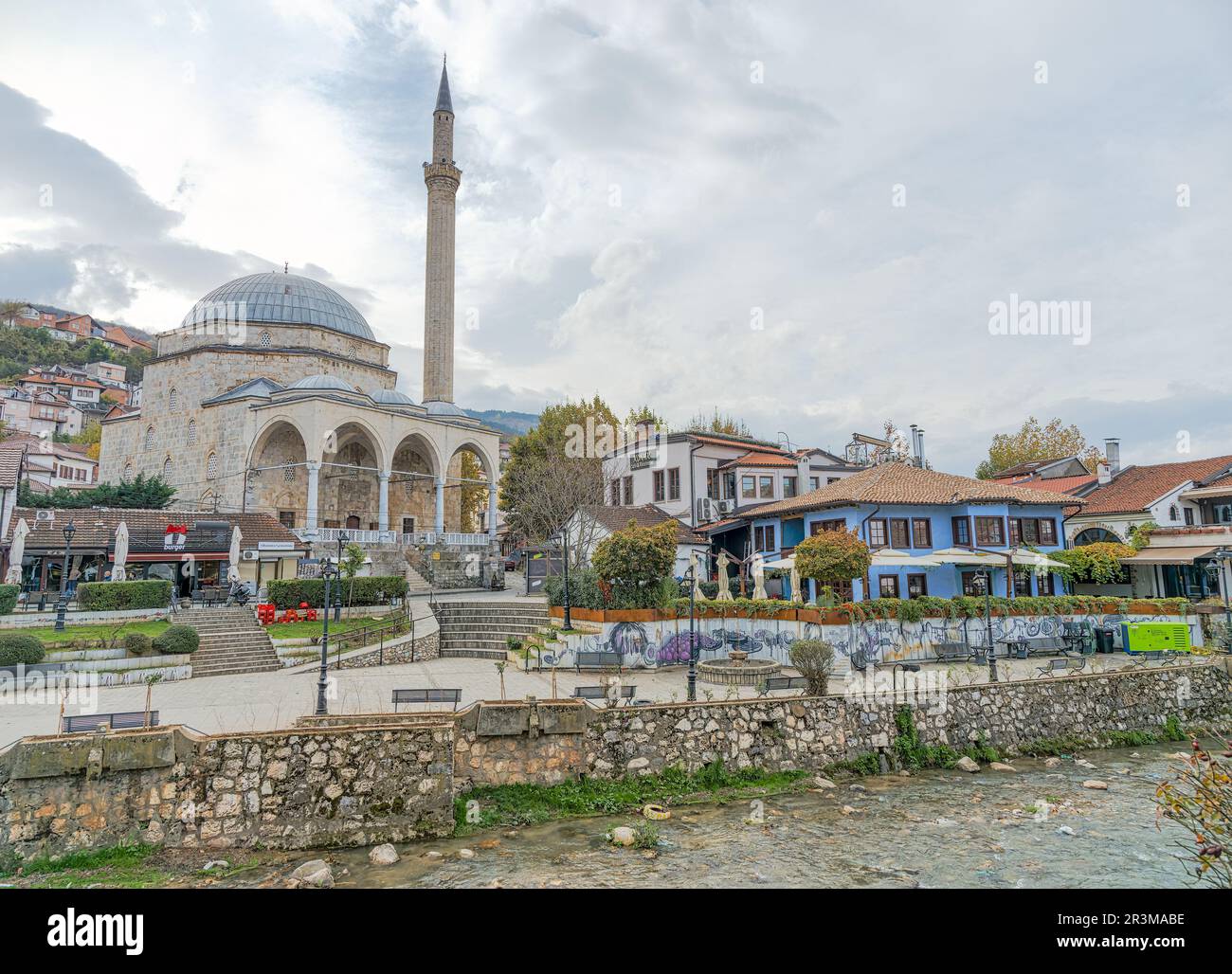 Prizren by river Bistrica in Kosovo Stock Photo - Alamy