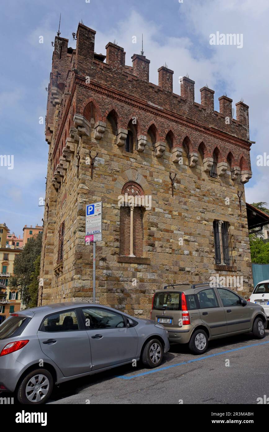 Mackenzie Castle, or Castello Mackenzie, an ornate Neo-Gothic building ...
