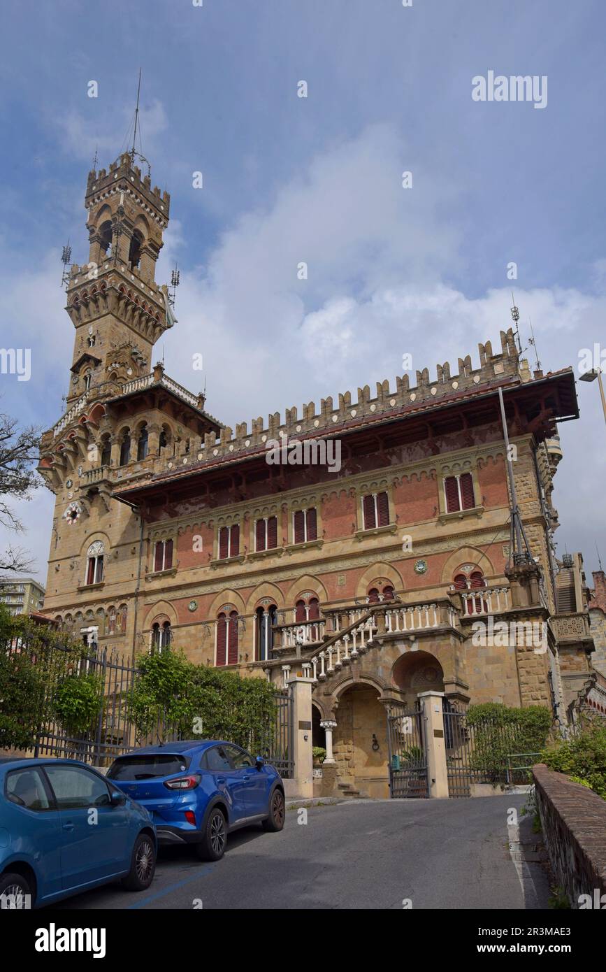 Mackenzie Castle, or Castello Mackenzie, an ornate Neo-Gothic building ...
