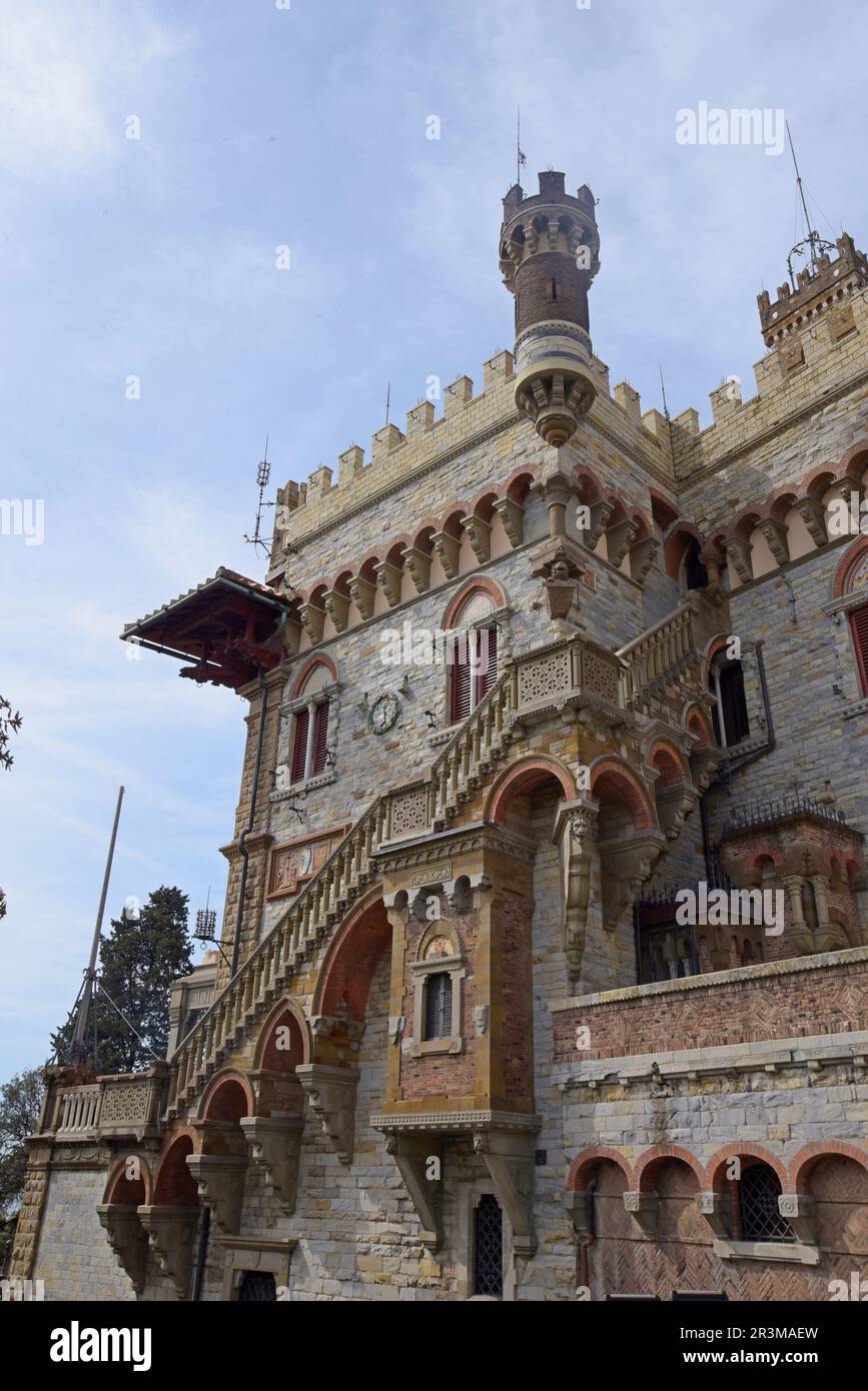 Mackenzie Castle, or Castello Mackenzie, an ornate Neo-Gothic building ...