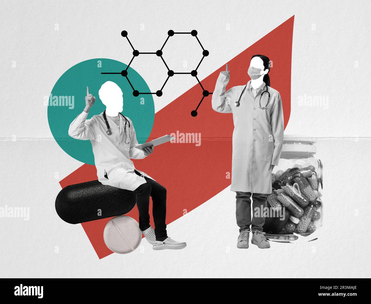 Doctors, scientists working on developments new meds, pills. Prevention ...
