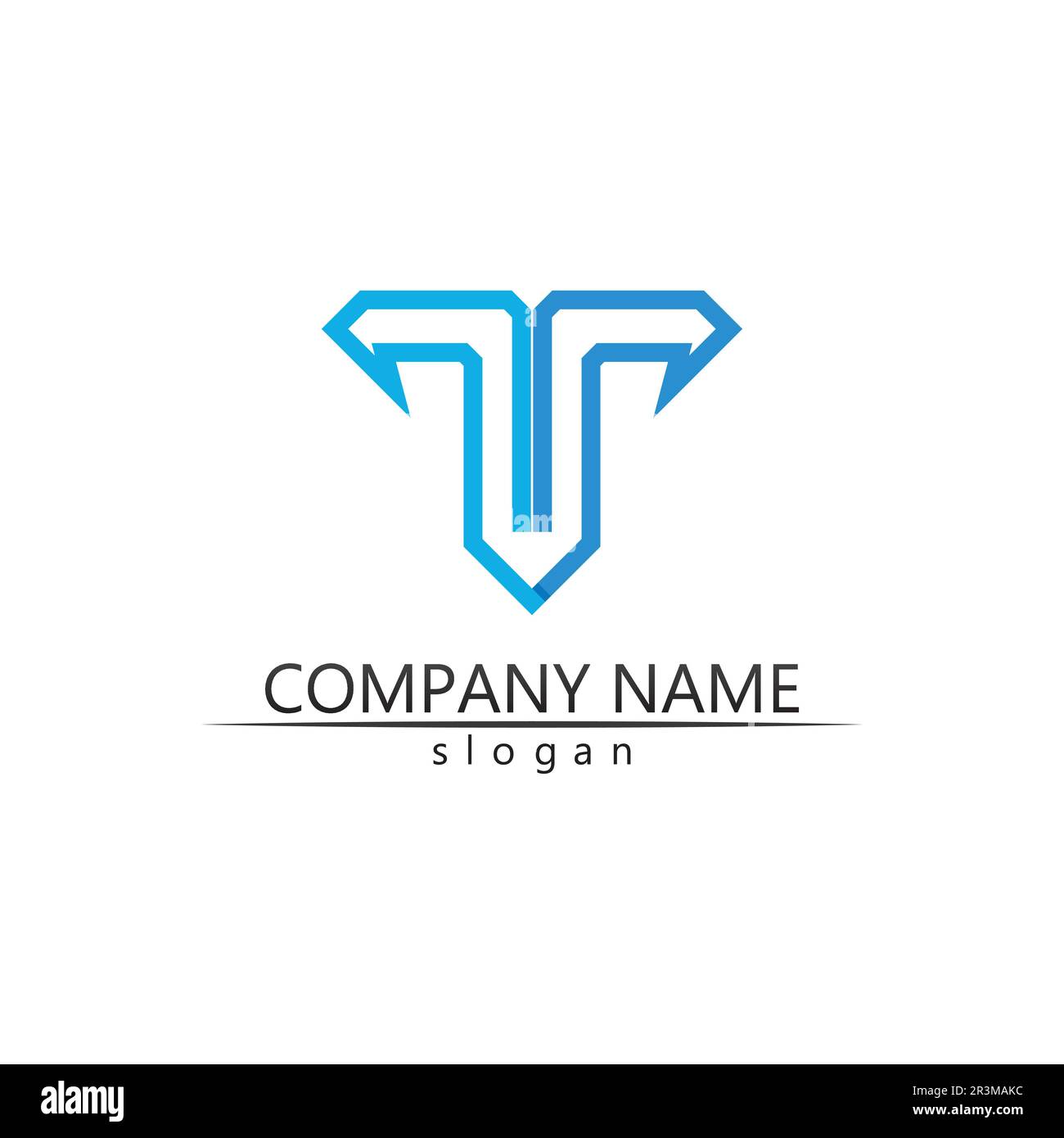 T letter, T logo vector font alphabet design and icon T Stock Vector ...