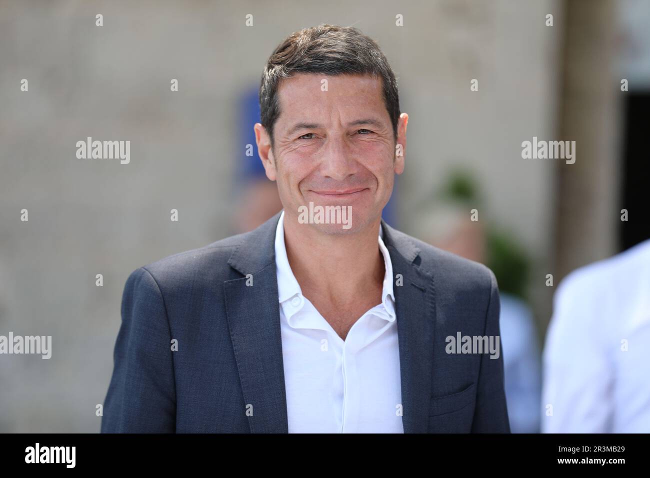 May 24, 2023, Cannes, Cote d'Azur, France: Cannes Mayor DAVID LISNARD attends the Aioli Lunch he ...