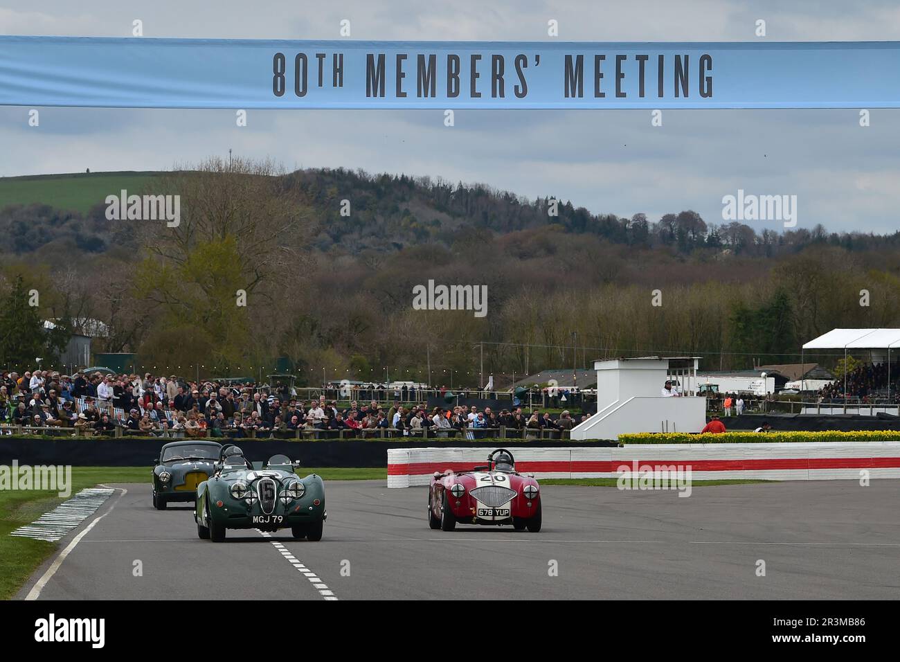 Jonathan Abecassis, Austin Healey 100/4, Hans-Martin Schneeberger ...
