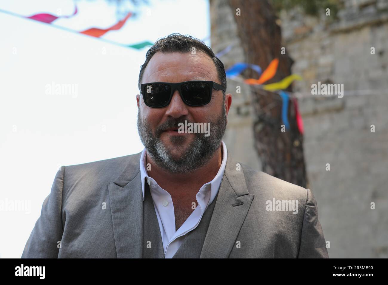 May 24, 2023, Cannes, Cote d'Azur, France: DENIS MENOCHET attends the Lunch hosted by the mayor ...