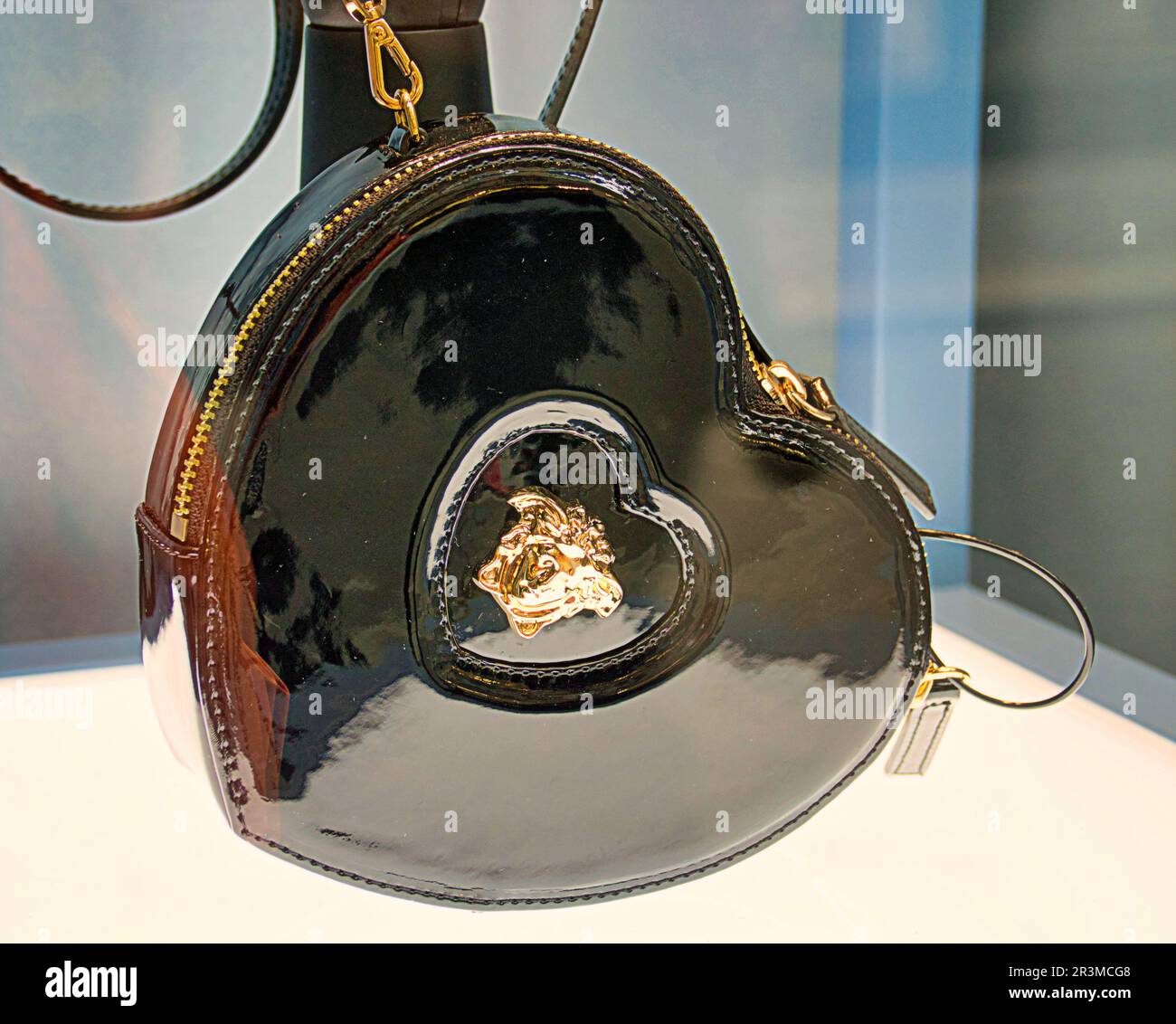 versace handbag black Stock Photo - Alamy