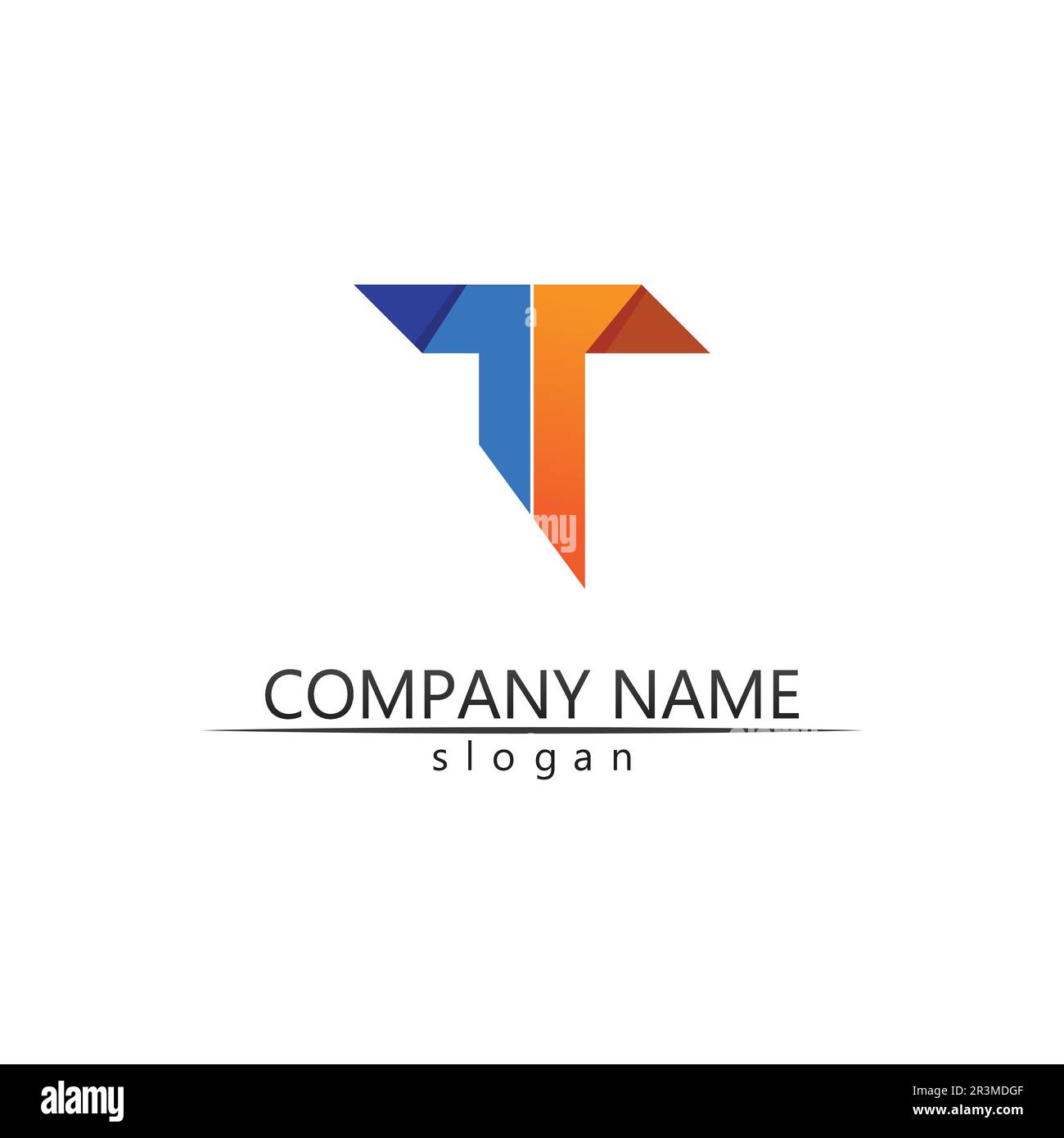 T letter, T logo vector font alphabet design and icon T Stock Vector ...