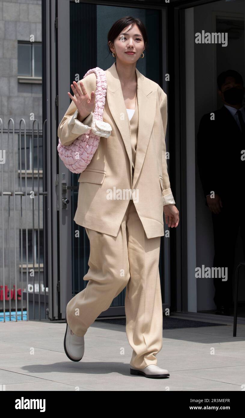 Seoul, South Korea. 24th May, 2023. South Korean actress Chae Soo-bin ...