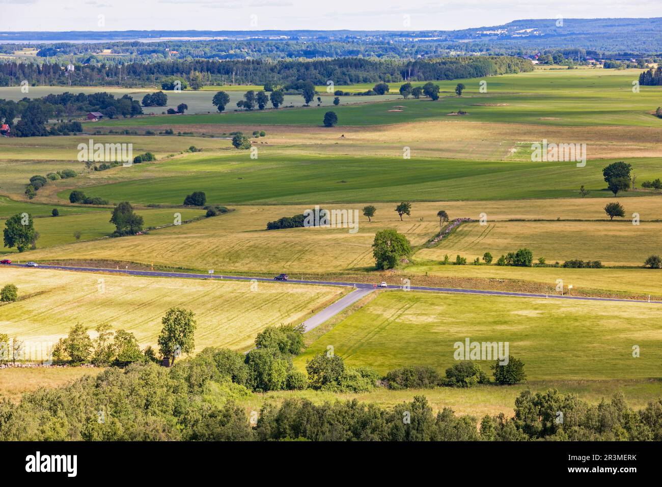 Intersection on country road hi-res stock photography and images - Alamy