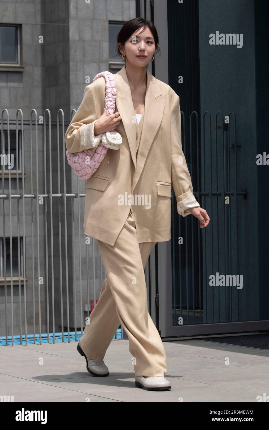 Seoul, South Korea. 24th May, 2023. South Korean actress Chae Soo-bin ...