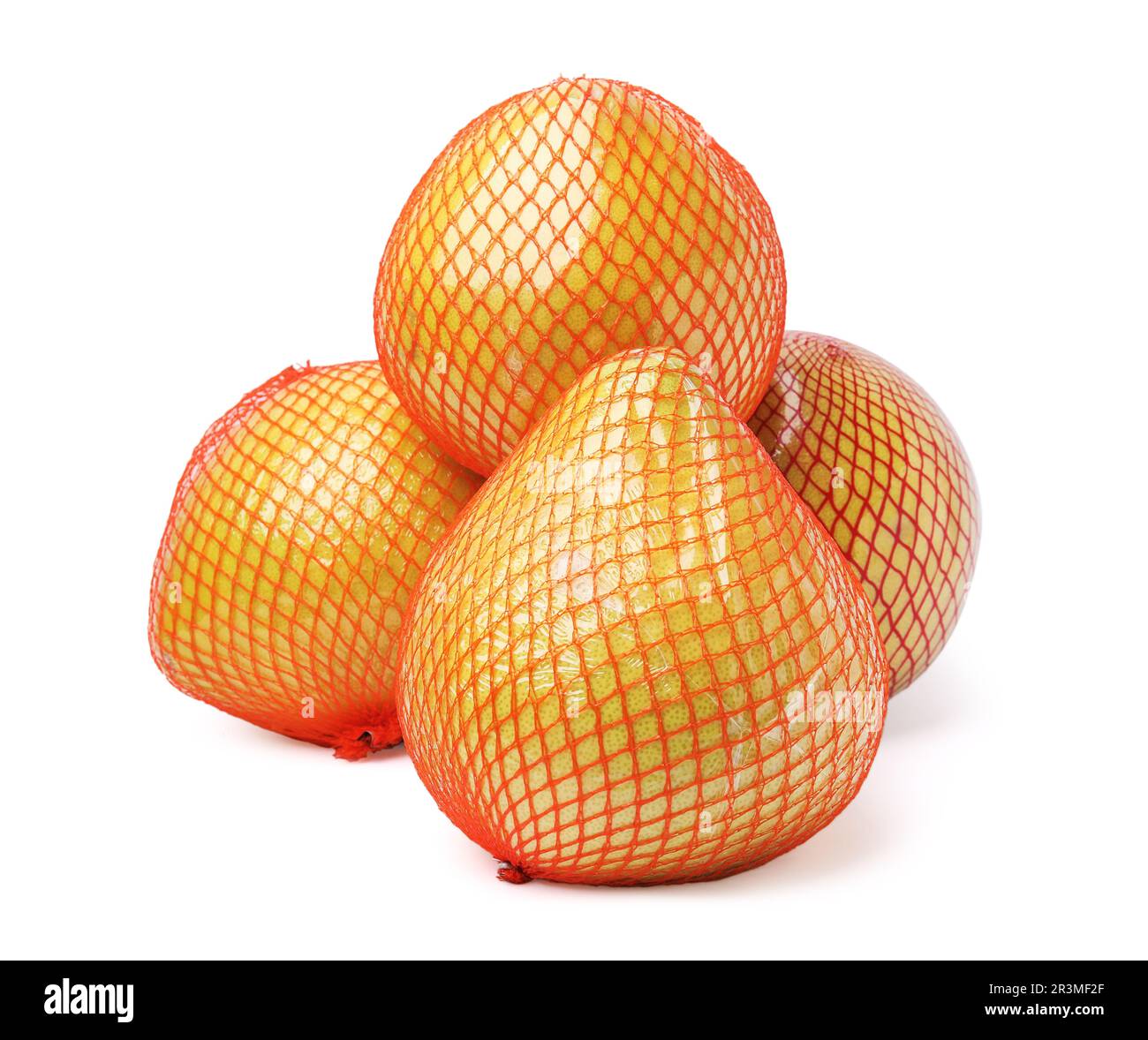Tasty fresh pomelo fruits isolated on white Stock Photo - Alamy
