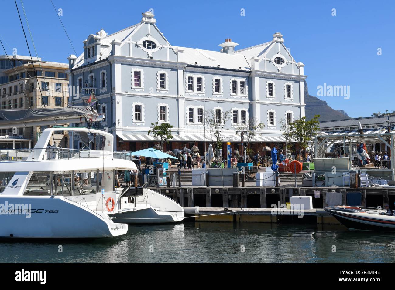 Cape Town, South Africa - 3 February 2023: building at the waterfront ...