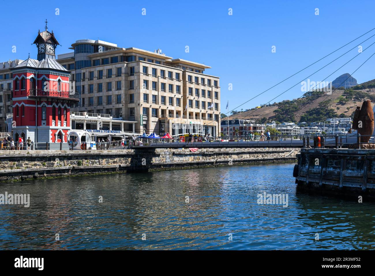 Cape Town, South Africa - 3 February 2023: building at the waterfront ...