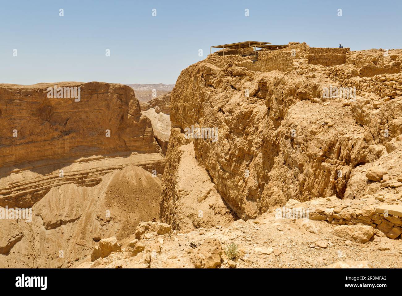 Masada ruins in southern Judean Desert in Israel Stock Photo - Alamy