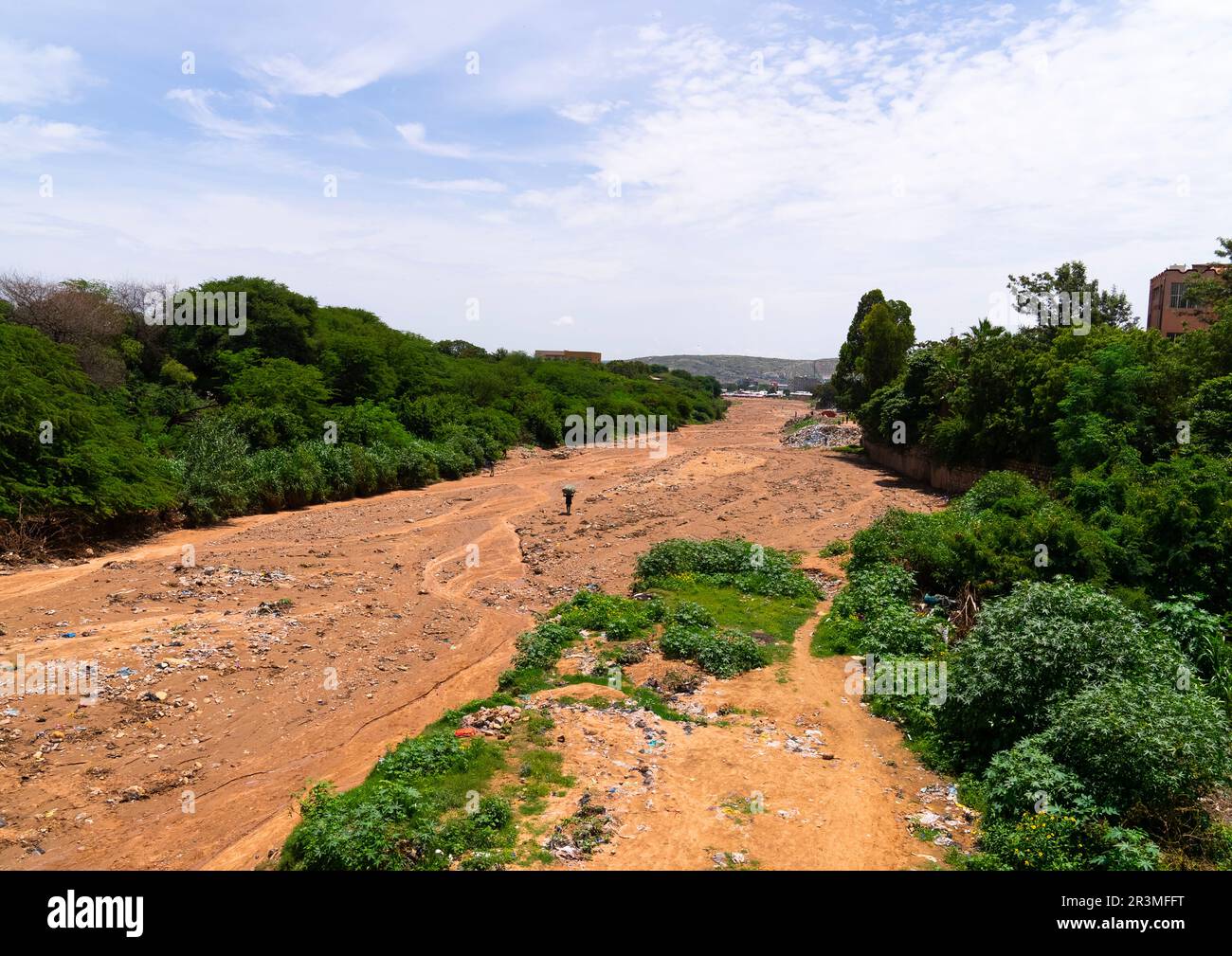 Dry Dechatu river, Dire Dawa Region, Dire Dawa, Ethiopia Stock Photo ...