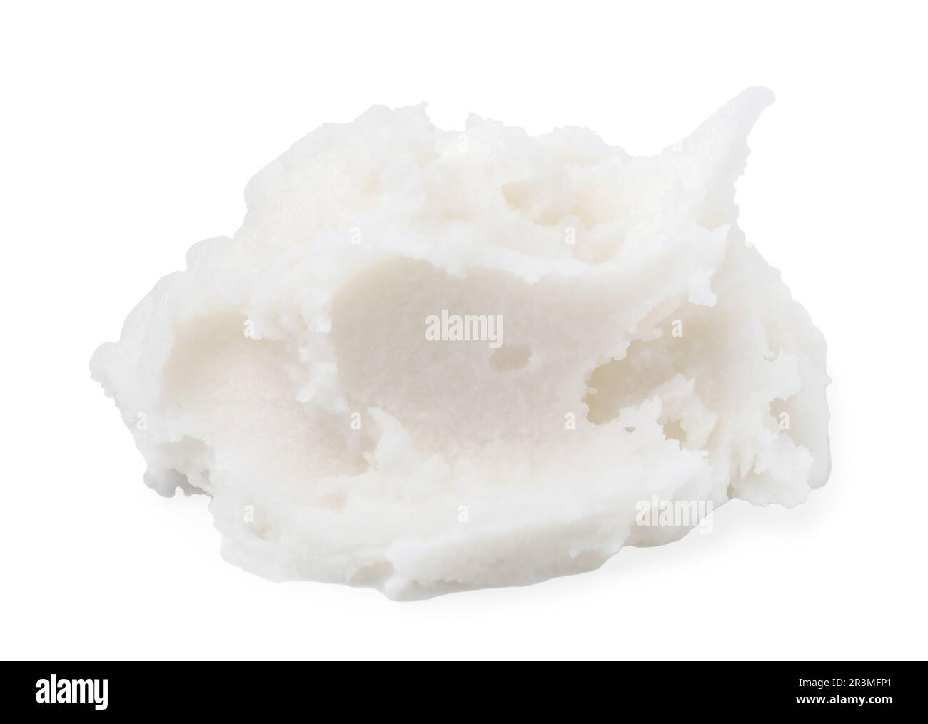 Delicious natural pork lard isolated on white Stock Photo - Alamy